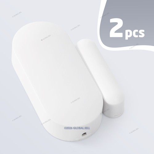 2Pcs Wireless Door/Window Detectors For 433MHz 4G Home Security Alarm ...