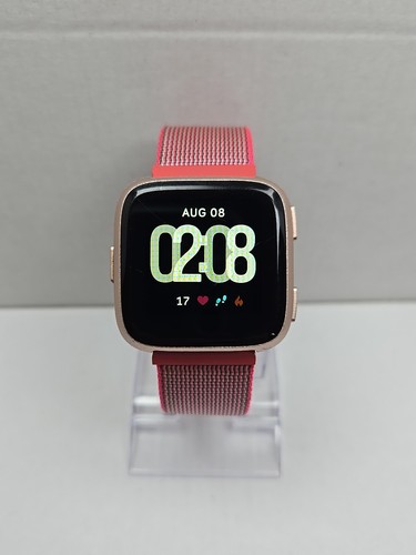 Fitbit Versa FB504 Smartwatch Fitness Heart Rate Bluetooth Extr Bands ...
