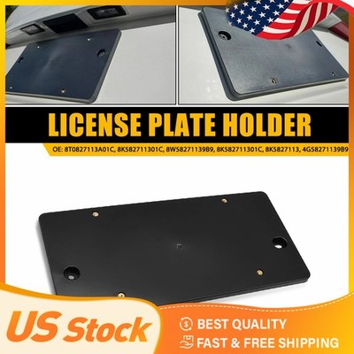 1x Rear Bumper Plate License Tag Holder Mounting Bracket For AUDI Q5 A4 ...