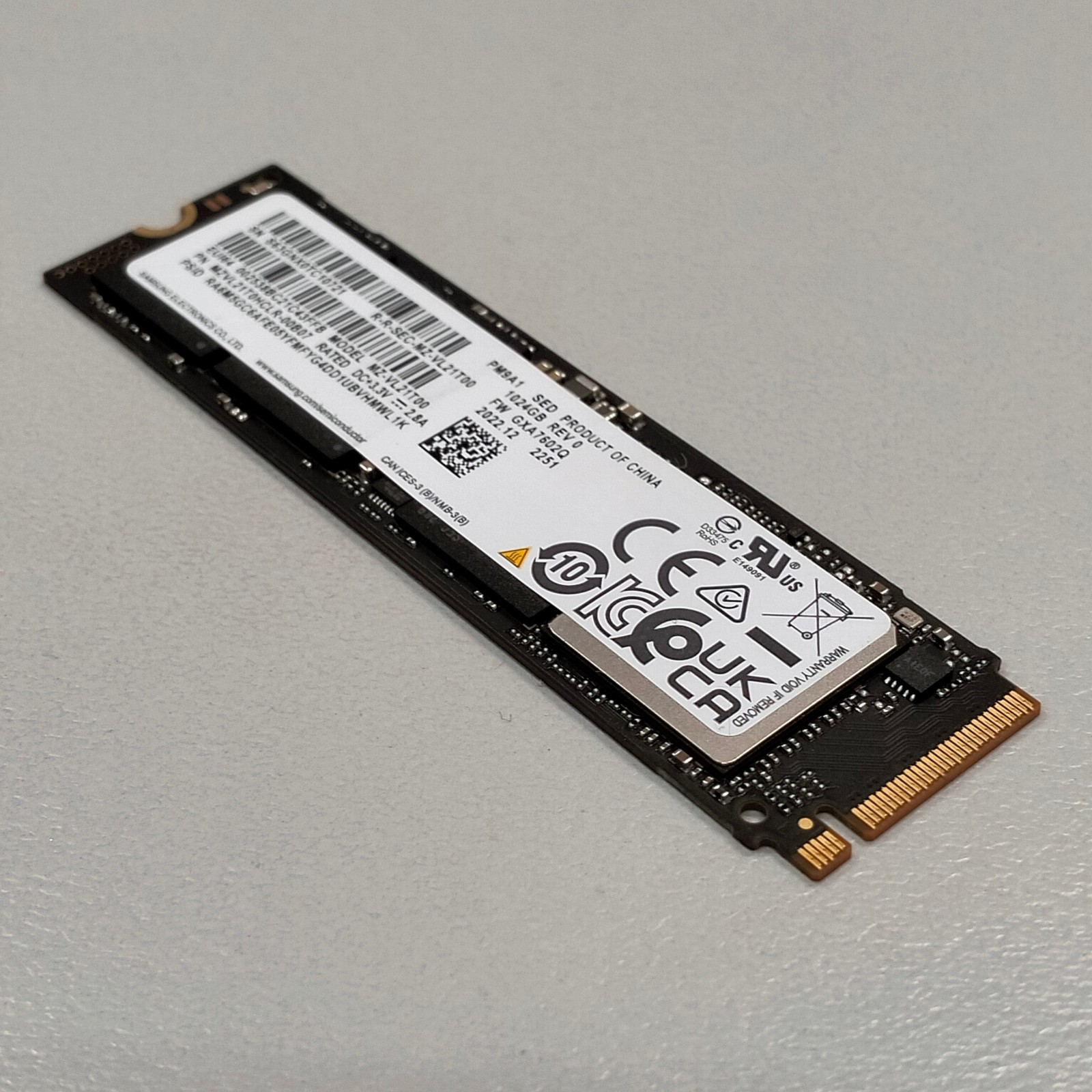 Samsung PM9A1 1TB M.2 2280 PCIe Gen 4.0 x4 NVMe TLC SSD MZ-VL21T00 | eBay