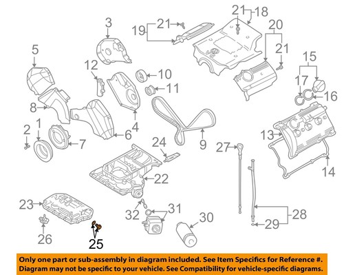 VW VOLKSWAGEN OEM 01-10 Passat Engine Parts-Drain Plug N90813202 | eBay