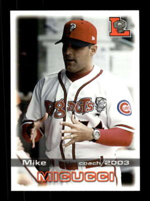 2003 Grandstand Lansing Lugnuts #18 Mike Micucci NM-MT BXCP01 | eBay