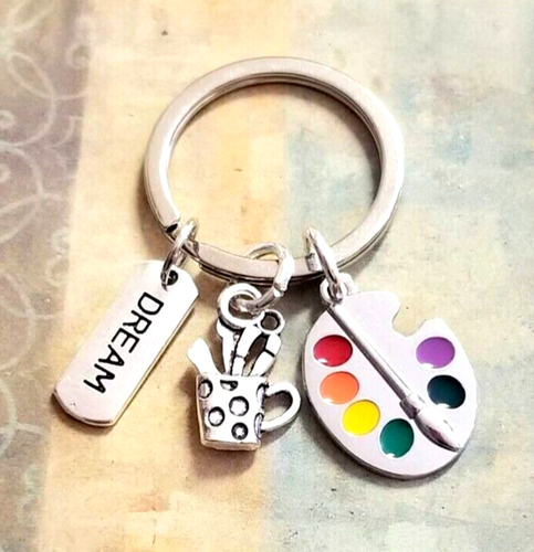 Artist Key Ring, Artists Keychain, Inspirational Gift, Painter, Art ...