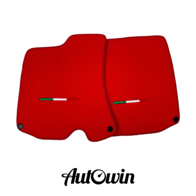 AutoWin Brand Red Floor Mats For Ferrari Roma (2021-2024) Italian ...