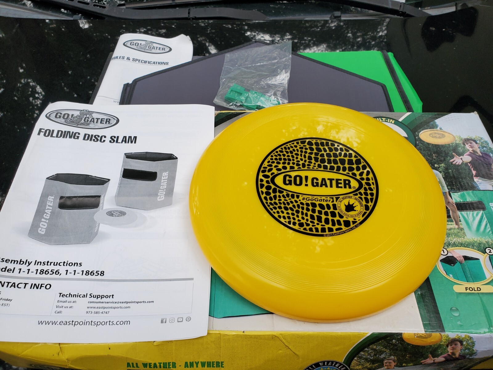 Go Gater Folding Disc Slam Toss Frisbee Golf Game. EastPoint Sports | eBay