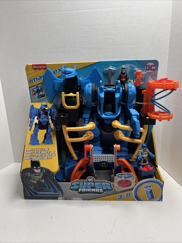 Fisher-Price Imaginext DC Super Friends Batman Playset Robo Command ...