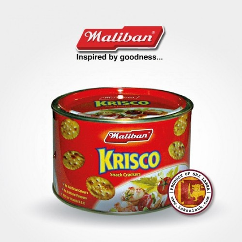 Maliban Krisco Biscuit Snack Tea Time Crispy Crackers Tin 215g Best ...