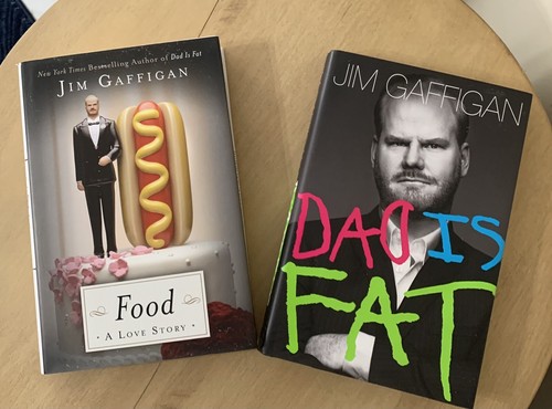 Jim Gaffigan Books, Dad Is Fat 2013 & Food A Love Story 2014. Both ...