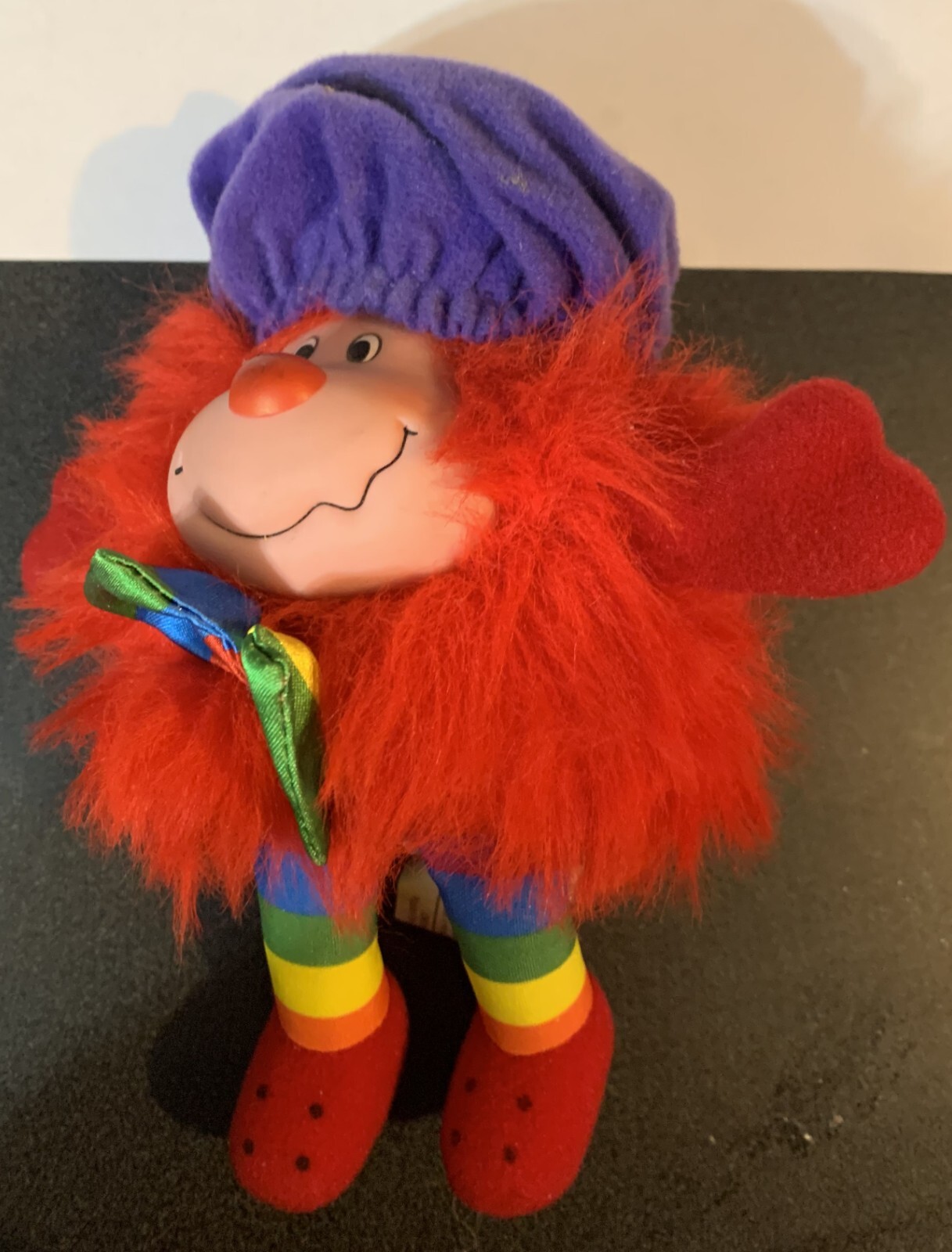 vintage 1984 mattel hallmark RAINBOW BRITE red sprite romeo 6" plush ...