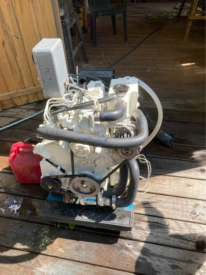 Yanmar 3TNE74C-EKM // 24 HP Marine Diesel Engine | eBay