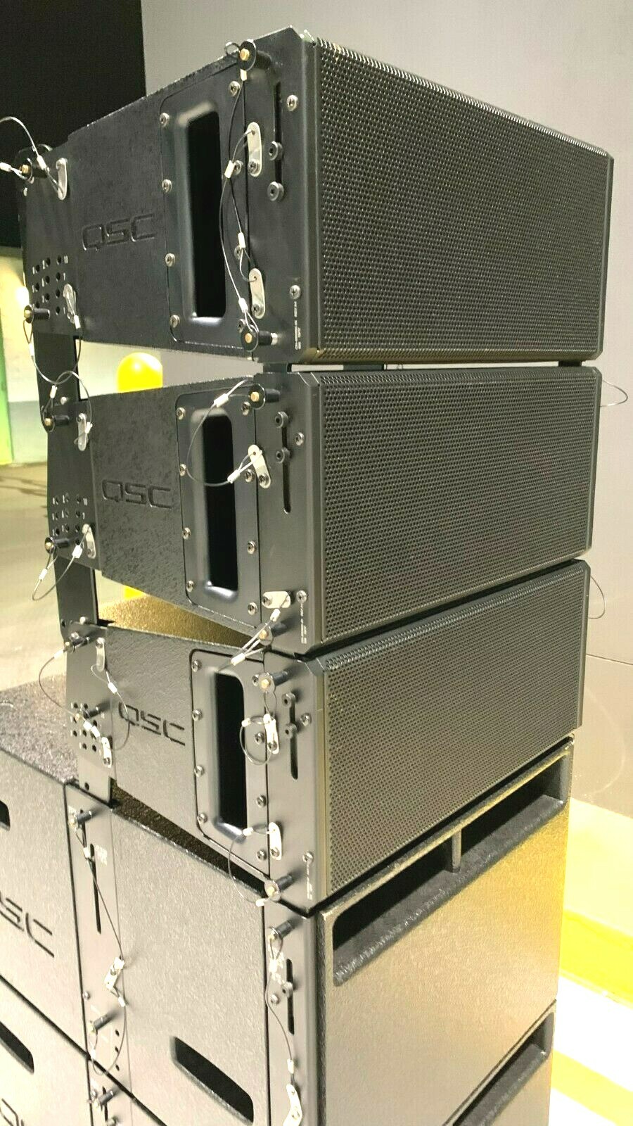 QSC WIDELINE (4) WL-3082 (2) WL212-SW Line Array Subwoofer System #REP ...