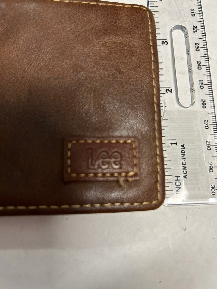 LEE Mens Bifold Wallet Brown | eBay