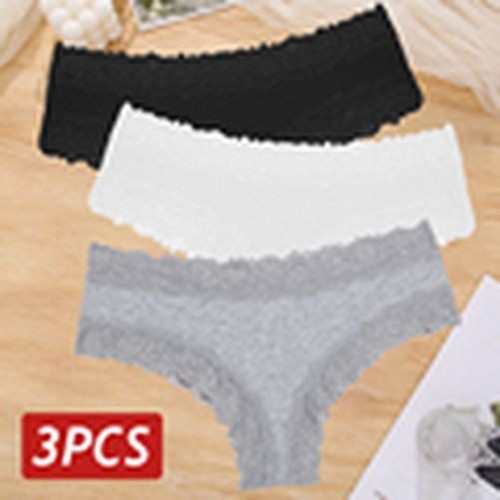 Lace Panties Cotton Underwear Low Rise Brazilian Panties Elastic ...