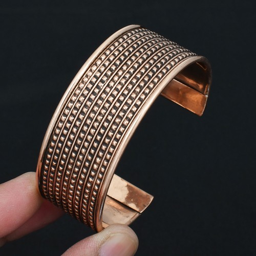 Pure Copper Bracelet Arthritis Pain Energy Therapy Cuff Twist For Gift ...