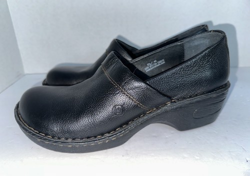 BOC Born Toby II Slip-On Comfort Clogs Womens Sz 8.5 EU 40 Black ...