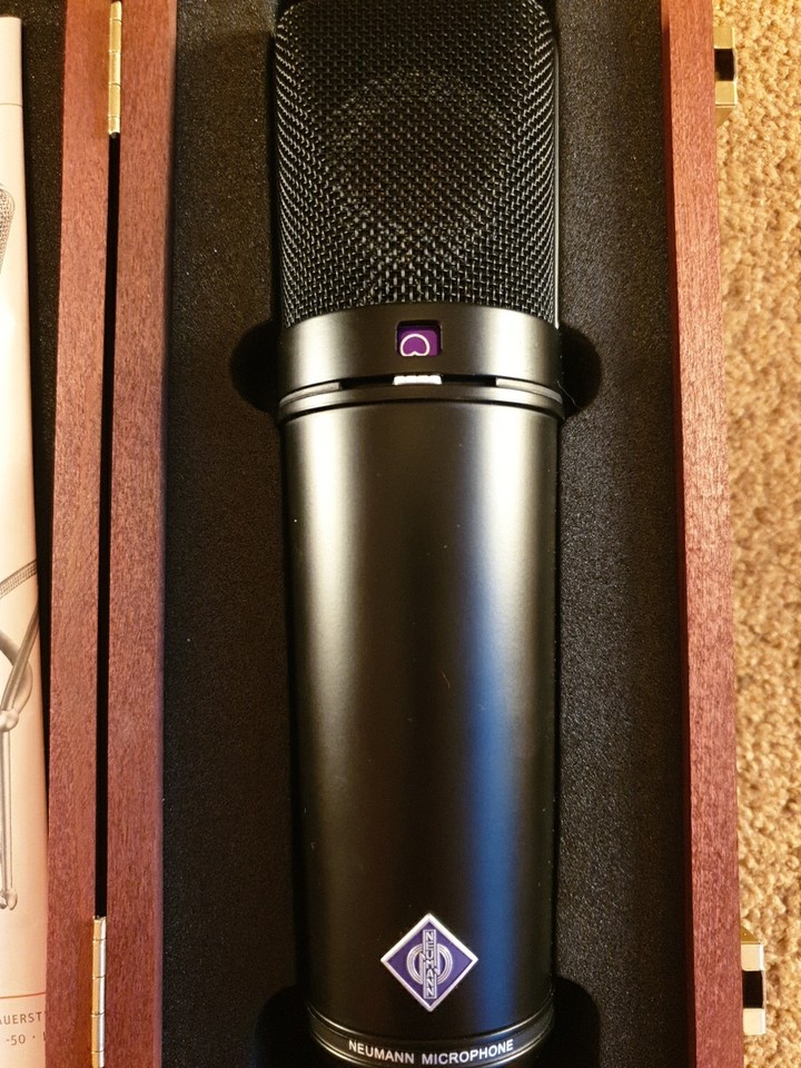 Neumann U87 Ai Studio Condenser Microphone Black + Shockmount | eBay UK