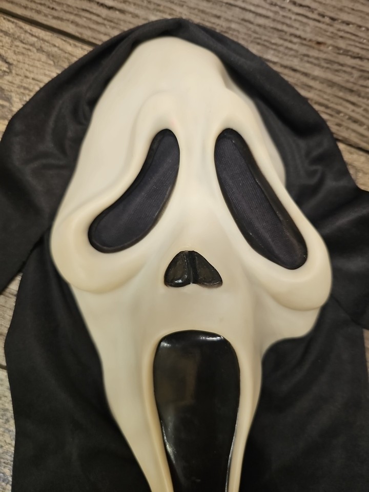 Vintage Scream Ghost Face Mask Easter Unlimited Fun World Halloween # ...