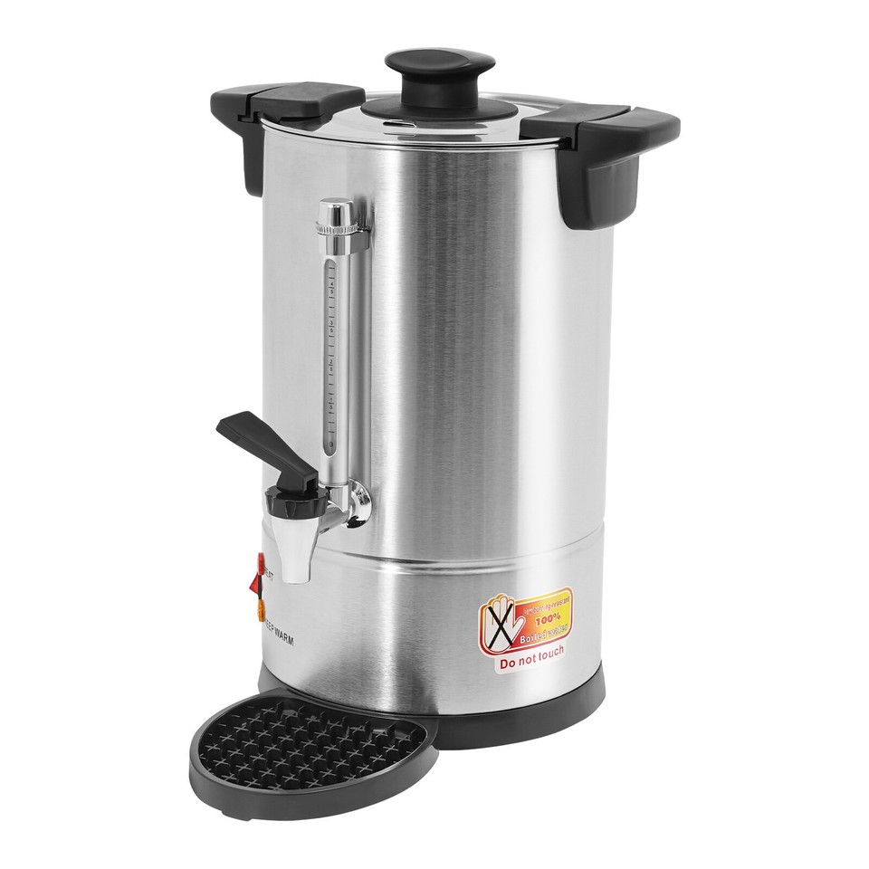 8L Stainless Steel Electric Commercial Coffee Urn Percolator Coffee Pot ...