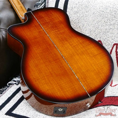 PRS SE A50E MAPLE SIDE & BACK ELECTRIC ACOUSTIC GUITAR BLACK GOLD BURST ...