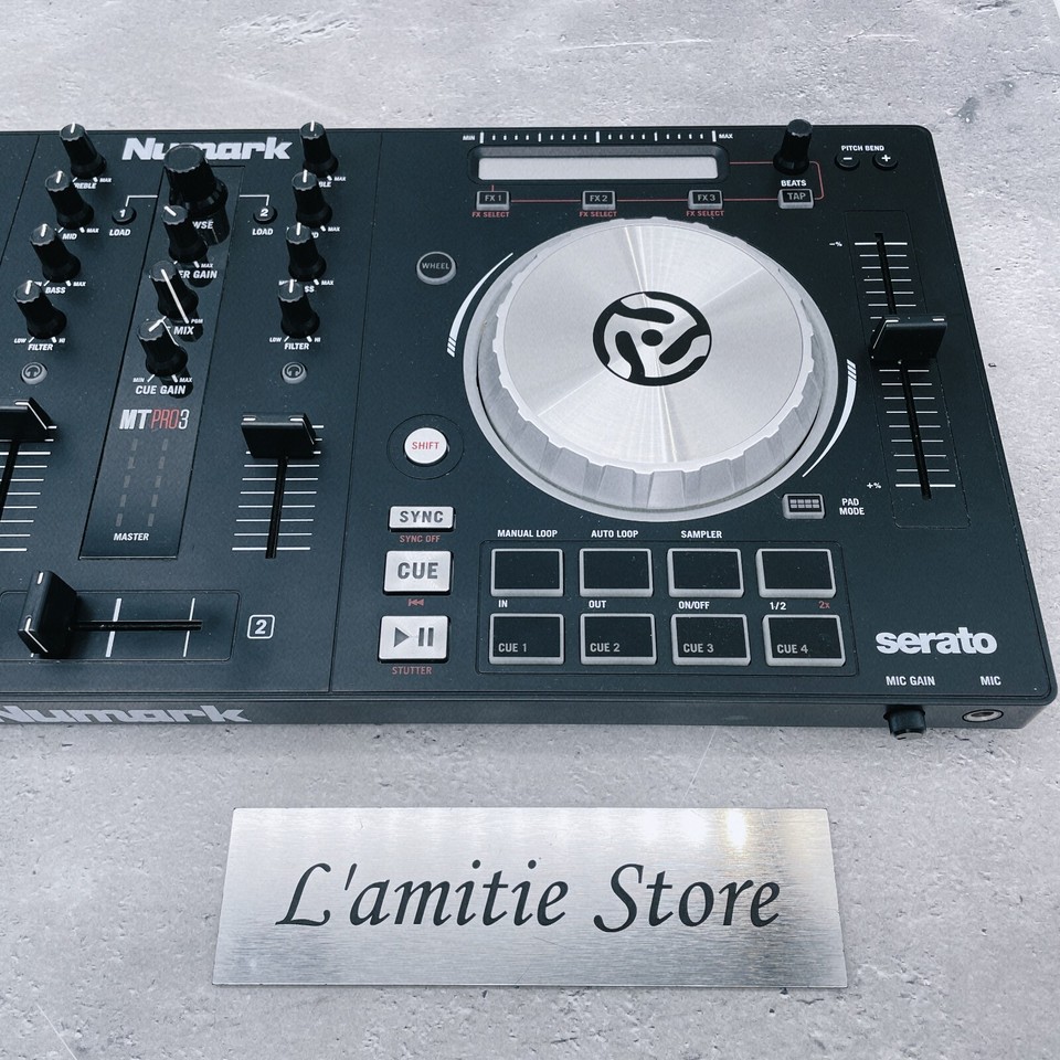 Numark MIXTRACK PRO 3 DJ Controller Mixer Audio Equipment MTP3 Pitch ...