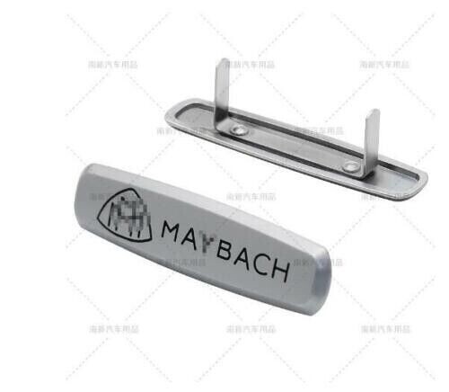 2 x for Mercedes MAYBACH Logo Emblems Front Seat Tuning Badges Metal ...