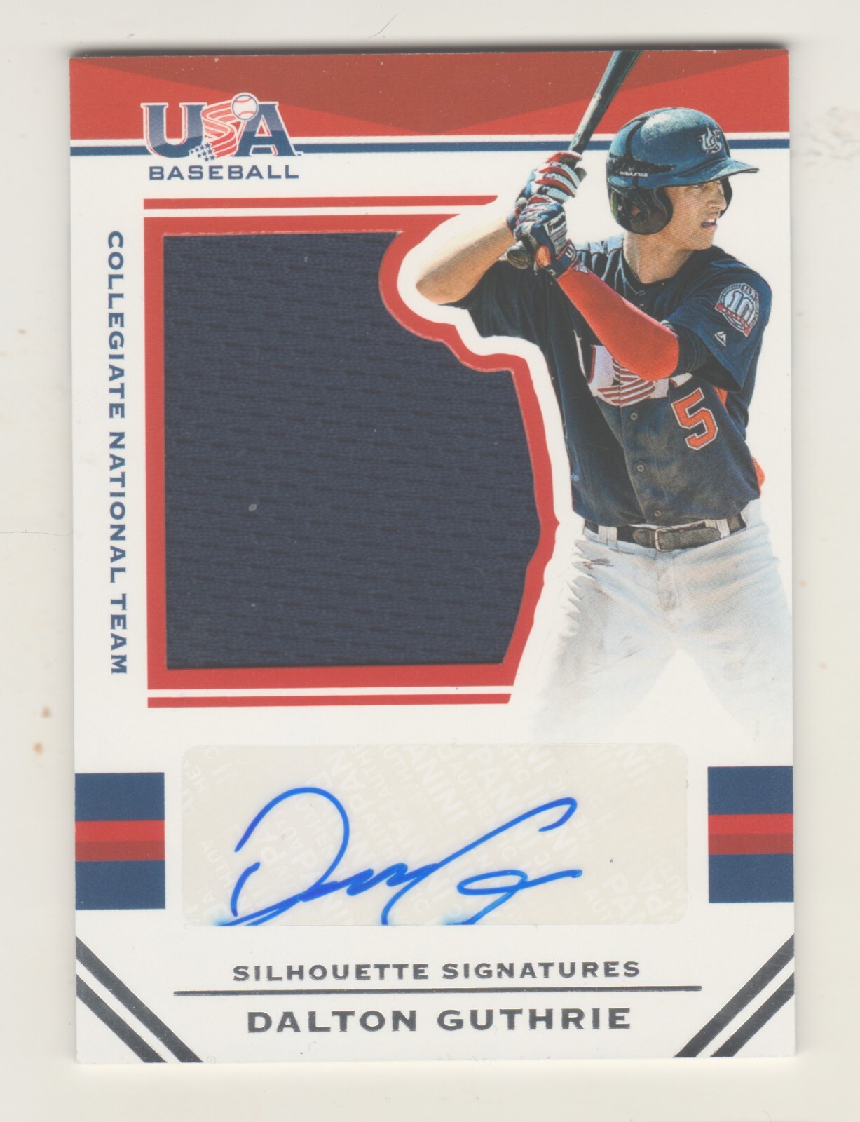 2017 Stars & Stripes SIGNATURES AUTOGRAPH RELIC #8 DALTON GUTHRIE RC 48 ...