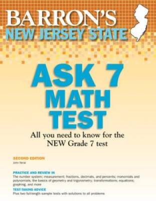 New Jersey ASK 7 Math Test, 2nd Edition (Barrons New Jersey Ask7 Mat ...