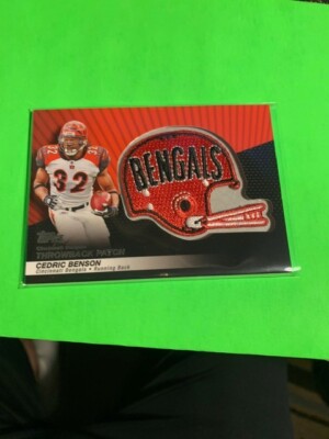 2010 TOPPS CEDRIC BENSON THROWBACK PATCH ~ #LPC-14 BENGALS | eBay
