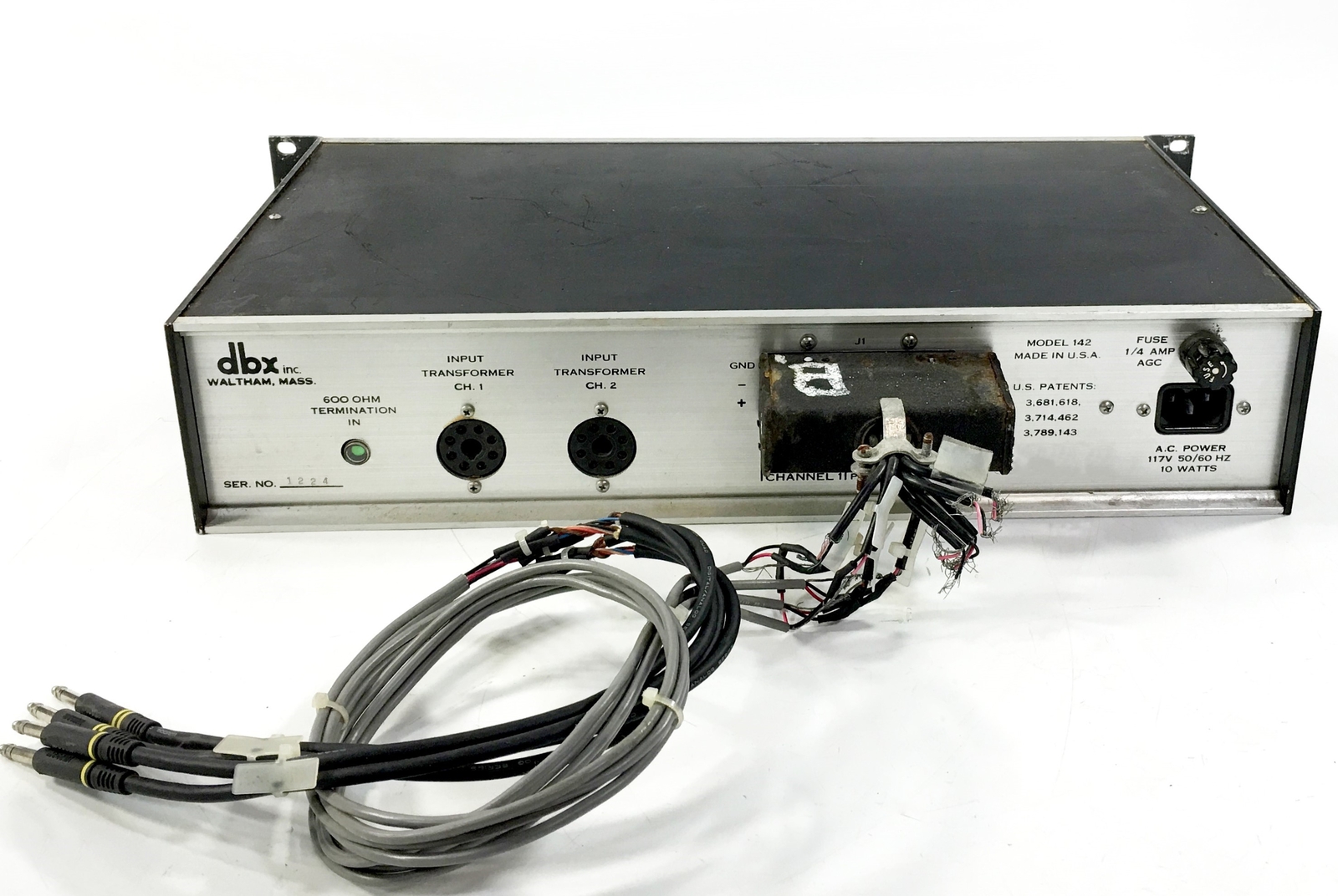 Vintage DBX II 142 2 Channel Broadcast Noise Reduction System *Parts ...