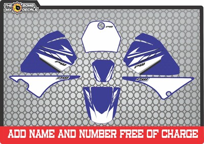 pw80 decals graphics your name and number yamaha pw 80 personal Full ...