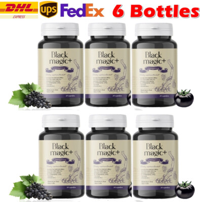6X Black Magic Plus Gluta Jimmy Young Brighten Aura Skin Reduce Dark ...