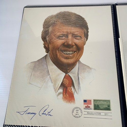 Jimmy Carter Walter Mondale INAUGURATION DAY STAMP 1977 Folder FDI FDC ...