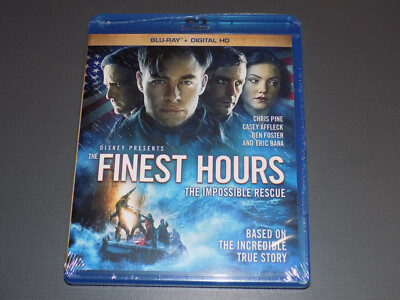 THE FINEST HOURS Coast Guard Rescue Drama Storm Walt Disney BLU-RAY ...