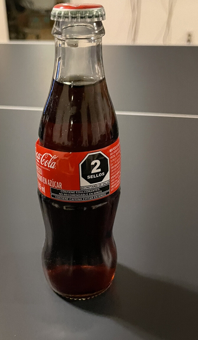 Meksikansk Glass Cola Flaske