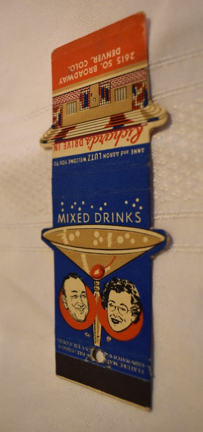 Richard's Drive In Denver Colorado Matchbook Cover | eBay