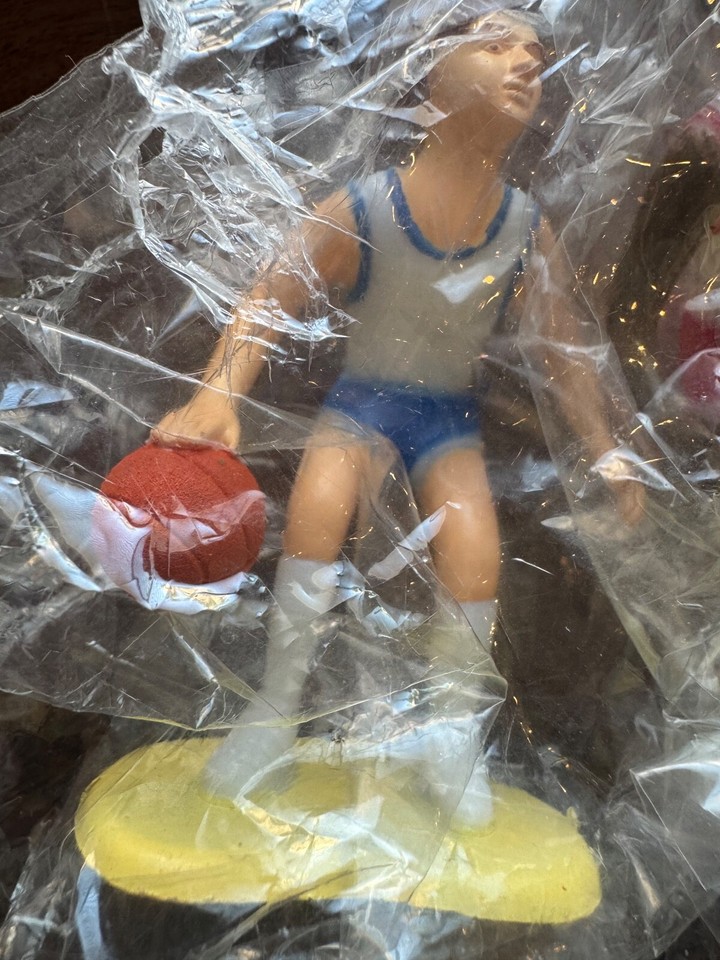 Vintage Cake Toppers 1990 Bakery Crafts Basketball Players NEW Birthday ...