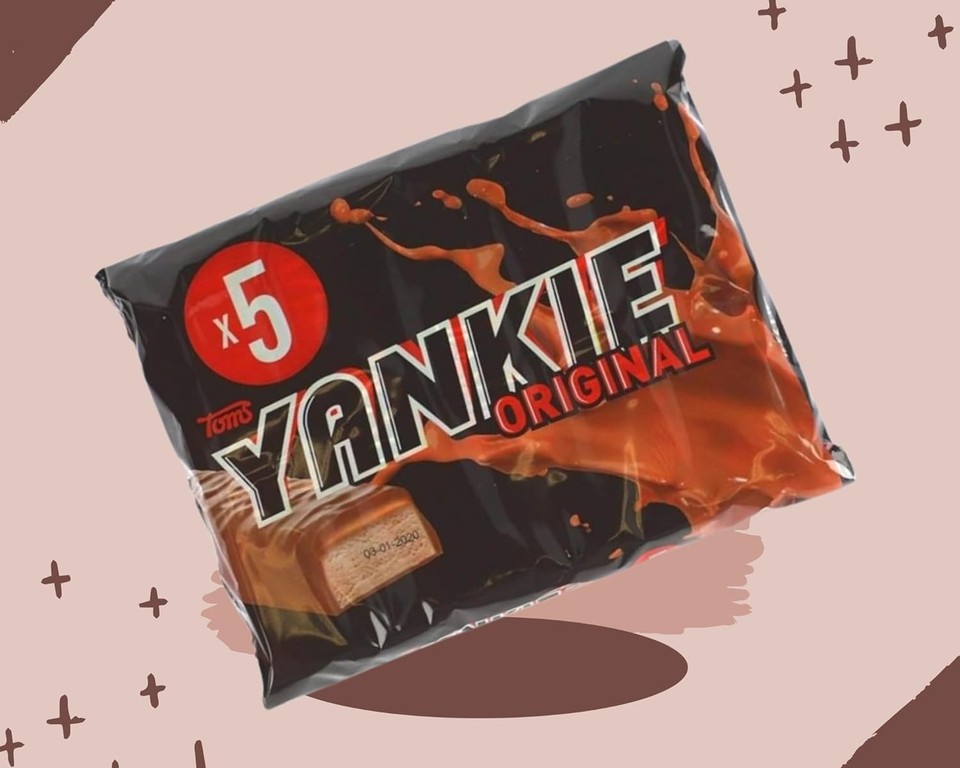 Toms Yankie Original (200g) - Milk and chocolate bar with caramel and ...