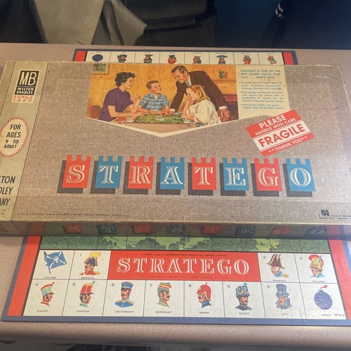 Milton Bradley Vintage 1961 Stratego War Strategy Board Game- Complete | eBay