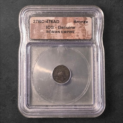 Ancient Roman Empire Bronze Coin | 27 BC–476 AD | ICG Certified Genuine ...