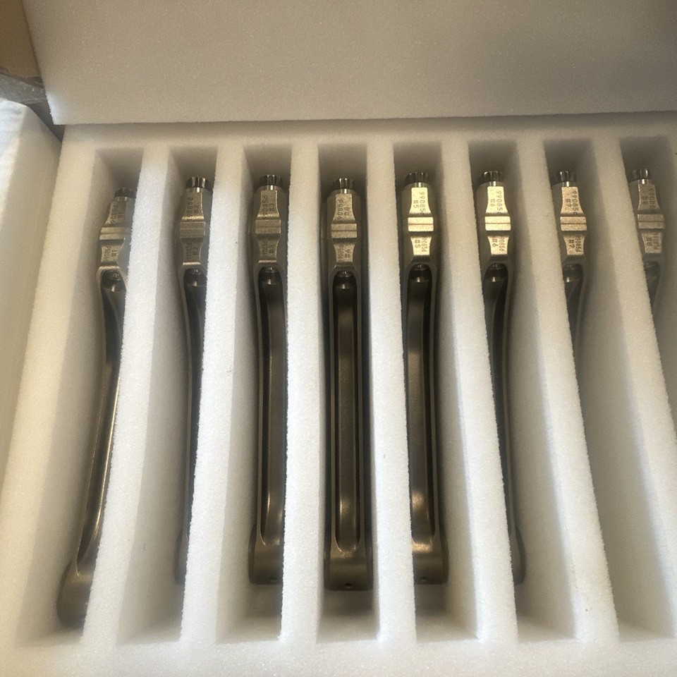 8 Matched Set Pankl Connecting Rods 6.200 Hendrick R07 NASCAR Race Used ...