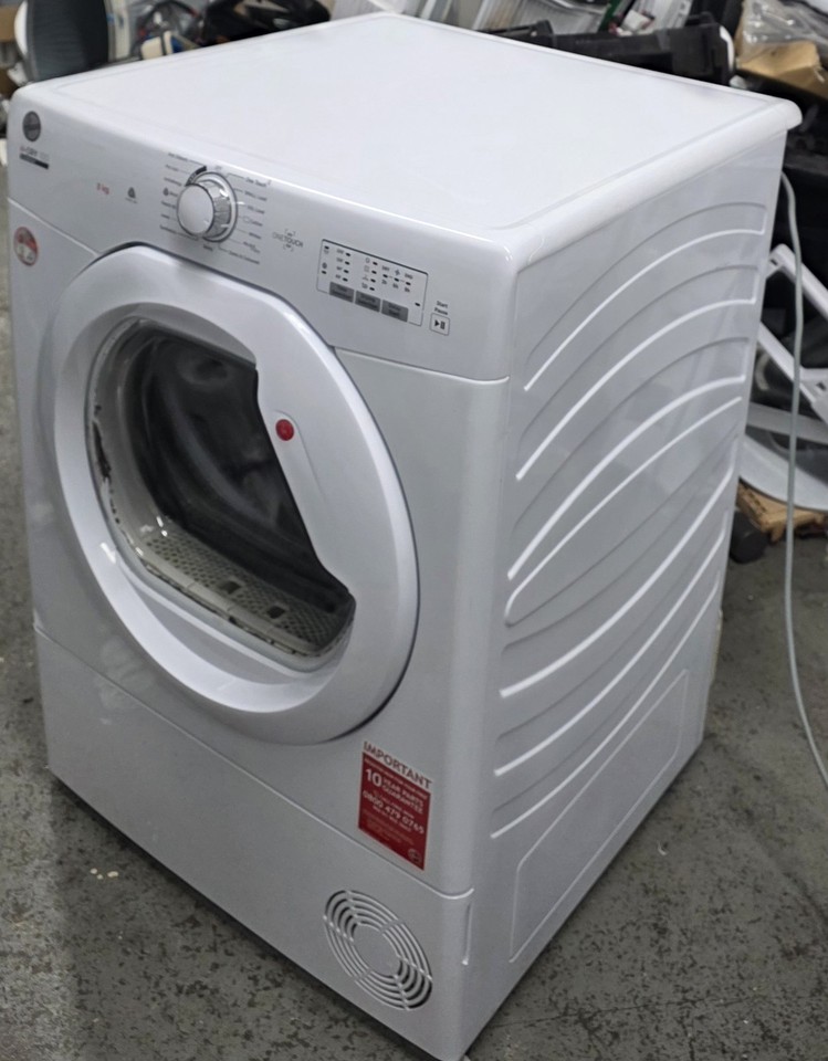 Hoover 8kg condenser tumble dryer. Energy B. Sensor Drying. VGC. Nelson ...