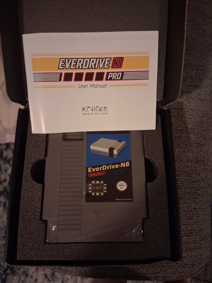 NES N8 EverDrive Game Flash Cartridge Nintendo KRIKZZ | eBay