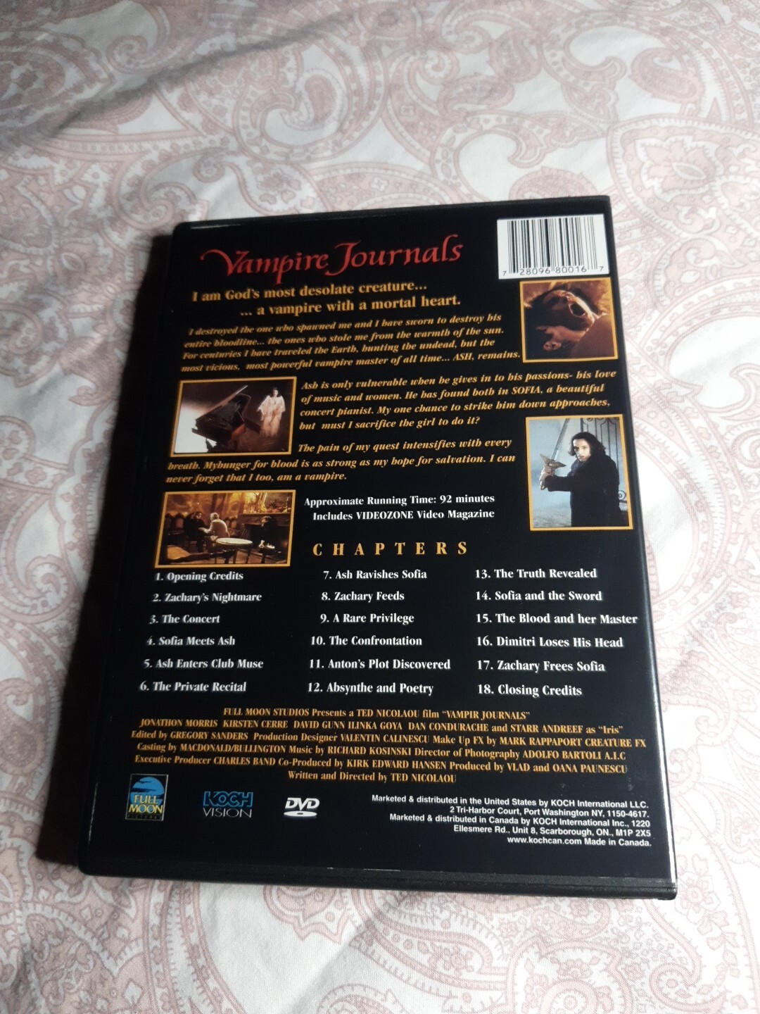 Vampire Journals DVD 1996 US Import for sale online | eBay