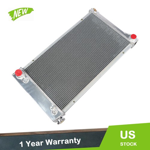 Fit For 67-72 Chevy C10/C20/C30 K10/K20/K30 3-Row Full Aluminum Raciang ...