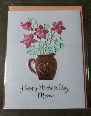 Mother's Day Greeting Card - Happy Mother's Day Mom Copper Pitcher w ...