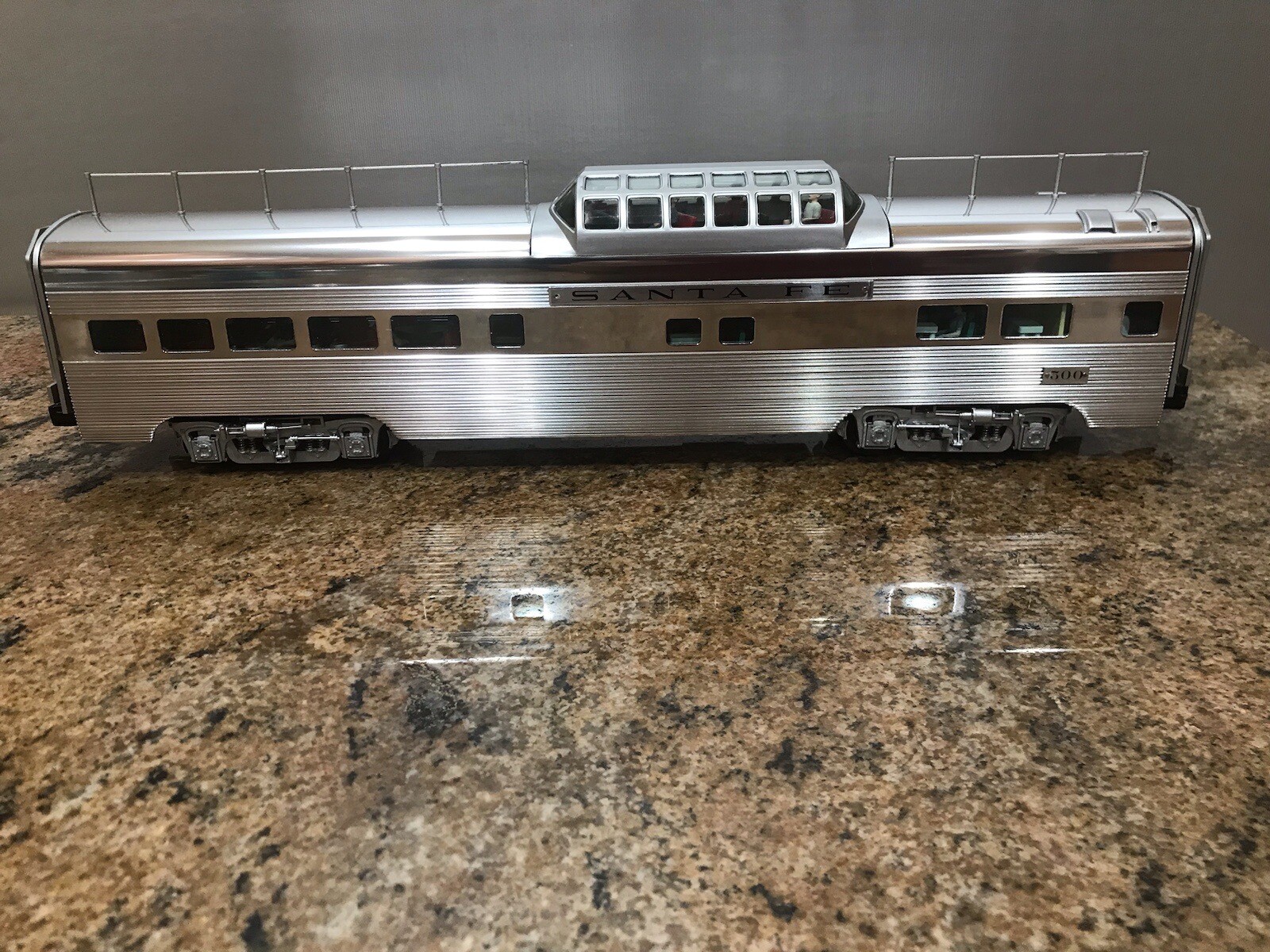 LIONEL 15312 PACK OF 4 CARS, SANTA FE SUPER CHIEF ALUMINUM PASSENGER ...