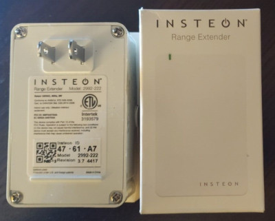 INSTEON Range Extender 2992 - 222 Plug in (NIB) w/Quick start guide ...