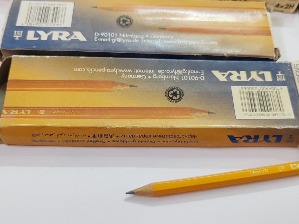 120 Pcs Of Vintage Nos Lyra OSIRIS 916 4=2H Pencil , Germany | eBay