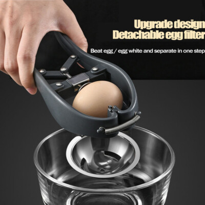 Egg Cracker Stainless Steel Egg Opener Automatic Egg Cracking Tool Easy Cutter | eBay Australia