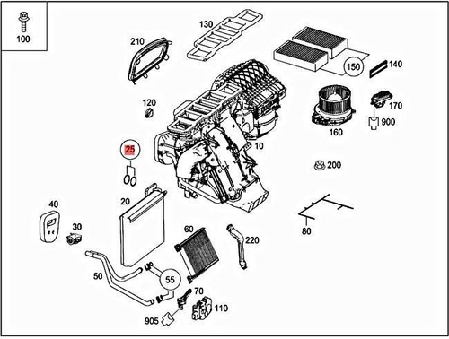 Genuine MERCEDES V251 C292 R172 W164 W166 X164 Ts sealing ring ...
